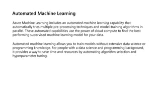 Automated Machine Learning | PPT
