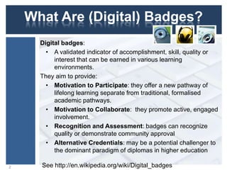 C2: Digital Badges: Future Technologies and Their Applications | PPTX