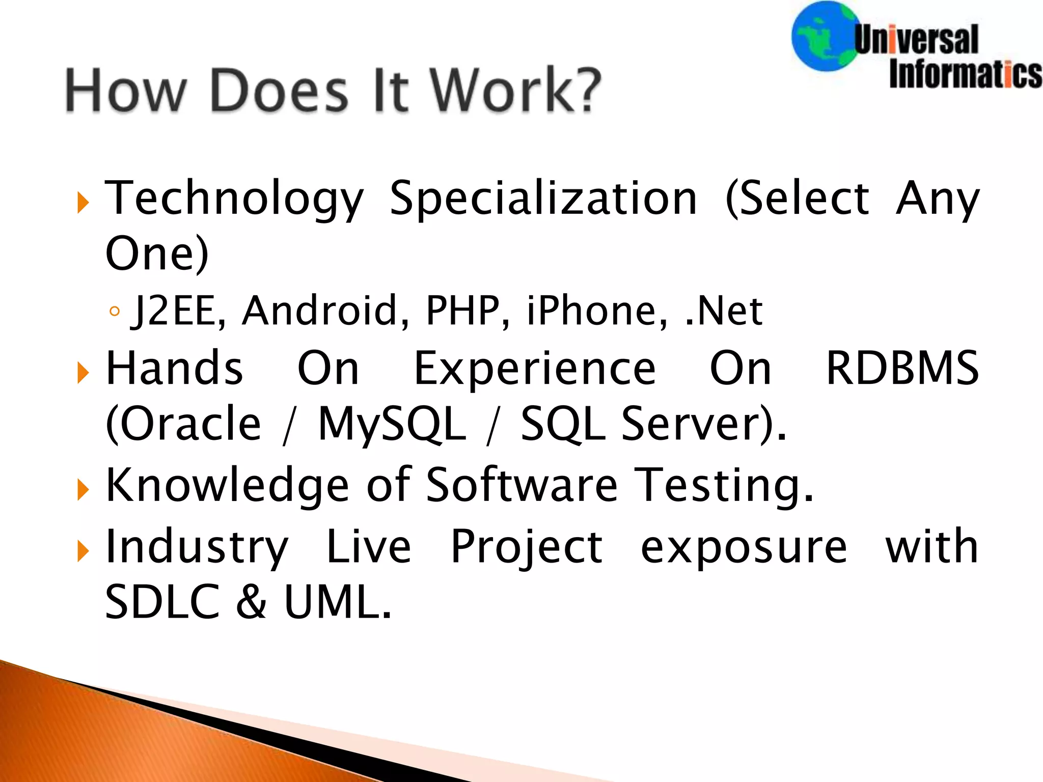 Career Catalyser (C2) - IT Specializarion | PPTX