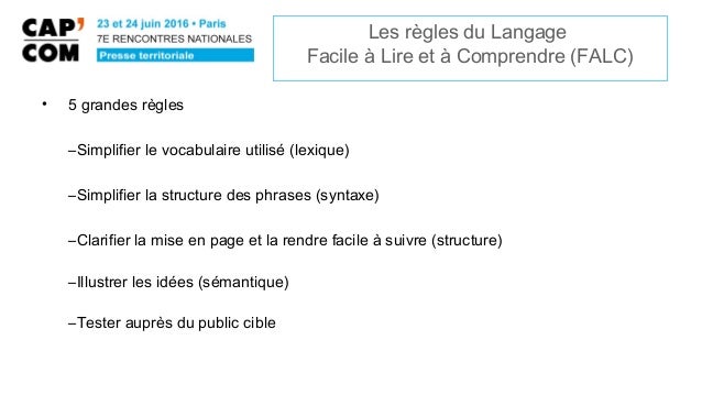 Renforcer l'accessibilité avec le FALC