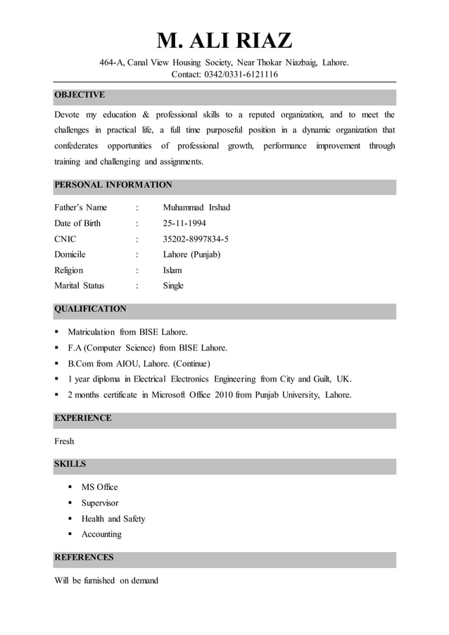 Muhammad Ali Riaz | PDF