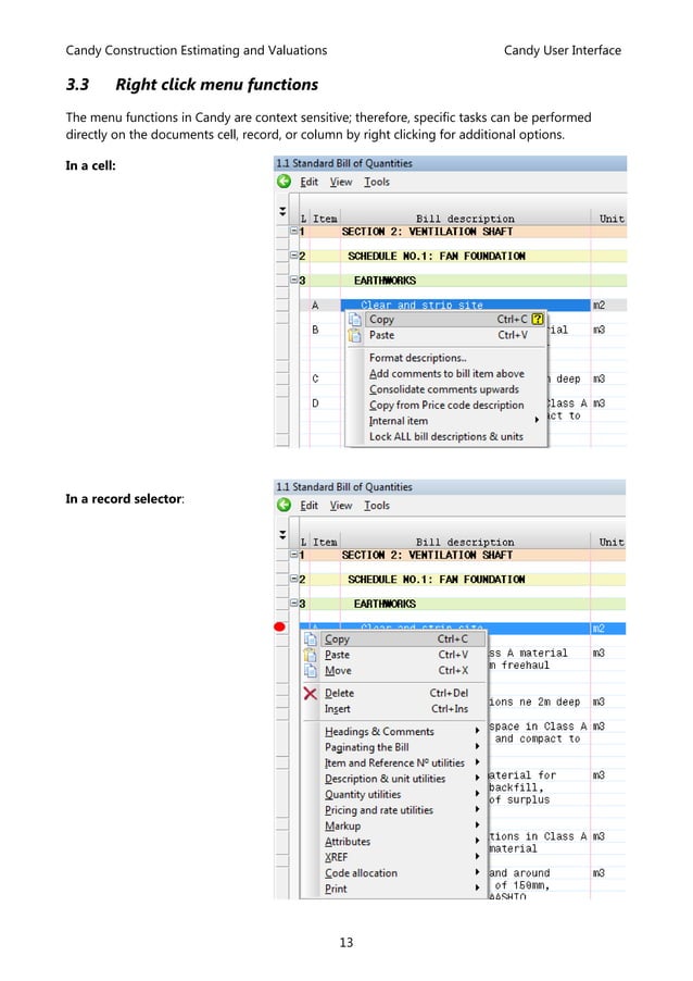 C201 candy estimating & valuations - rev 5 | PDF