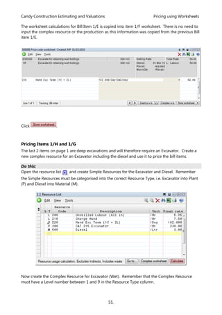C201 candy estimating & valuations - rev 5 | PDF