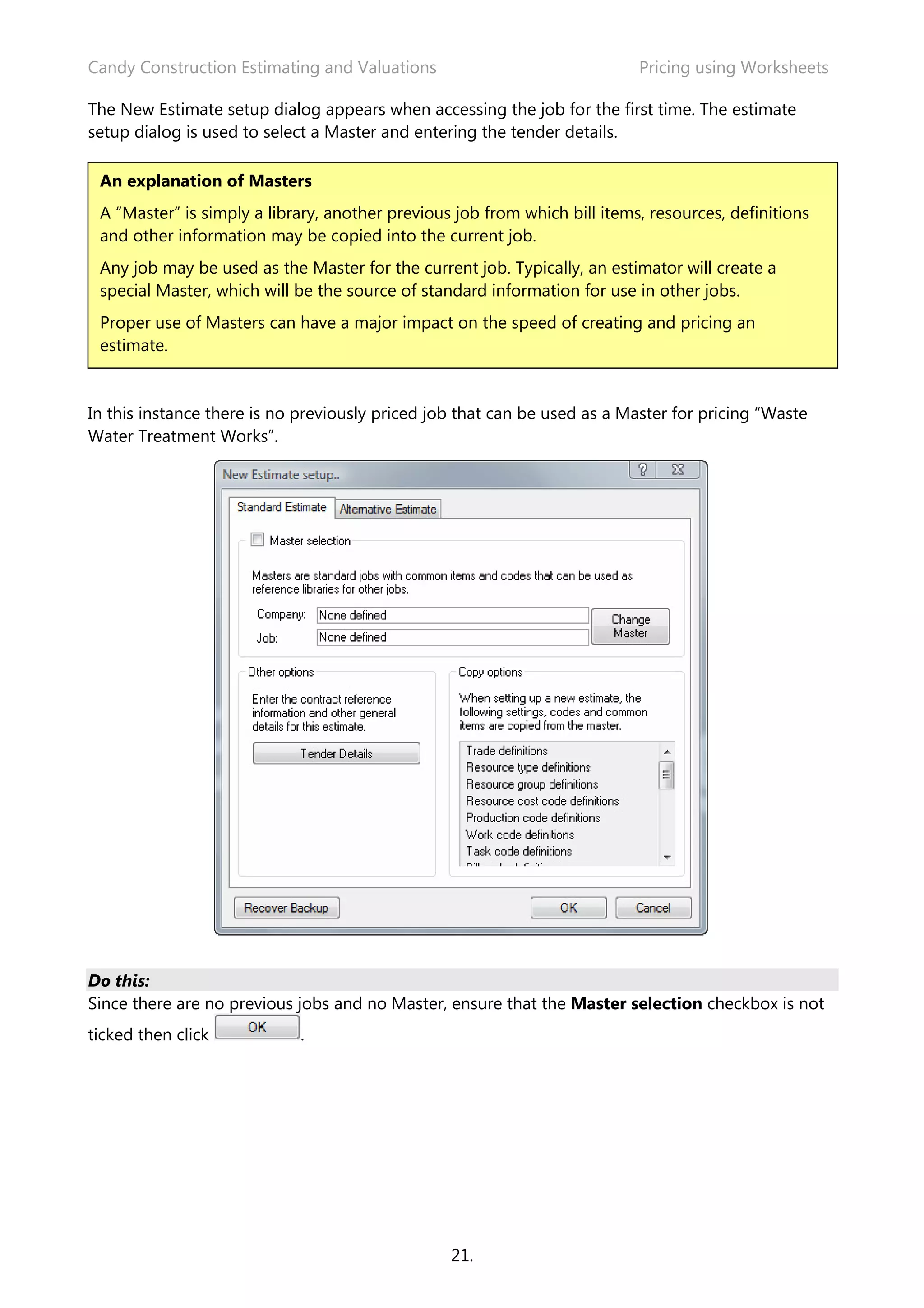 Candy Construction Estimating and Valuations | PDF