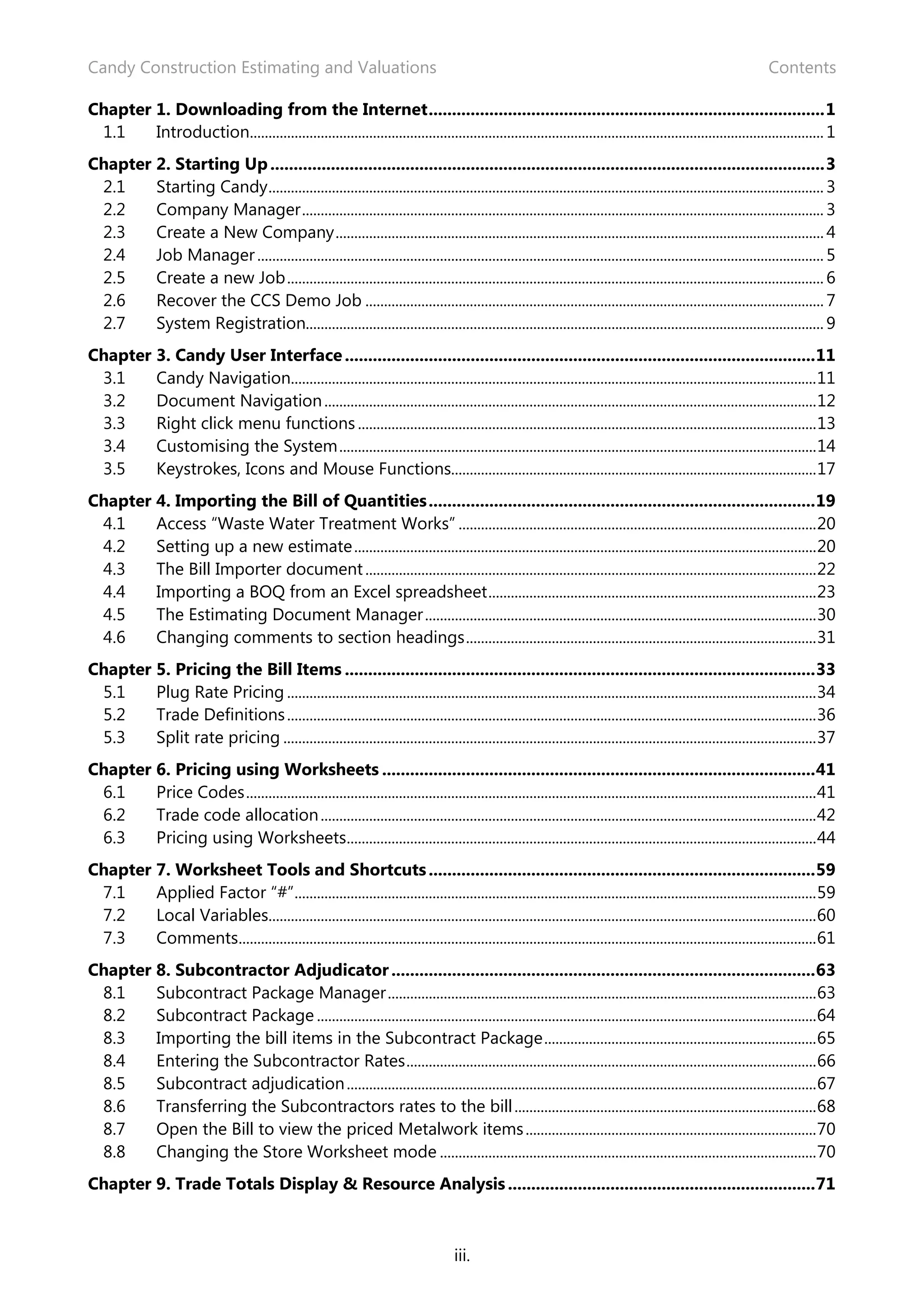 Candy Construction Estimating and Valuations | PDF
