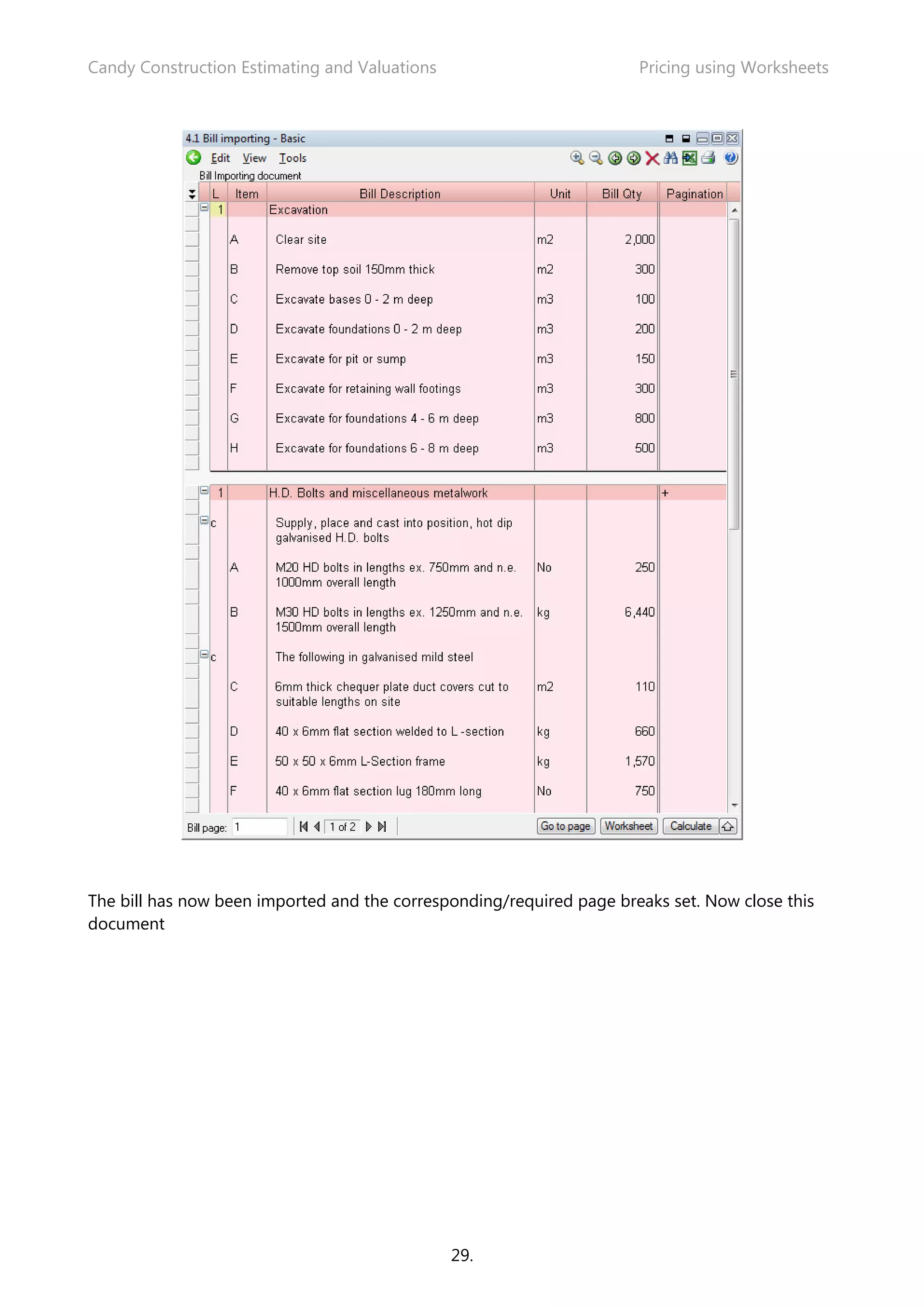 Candy Construction Estimating and Valuations | PDF