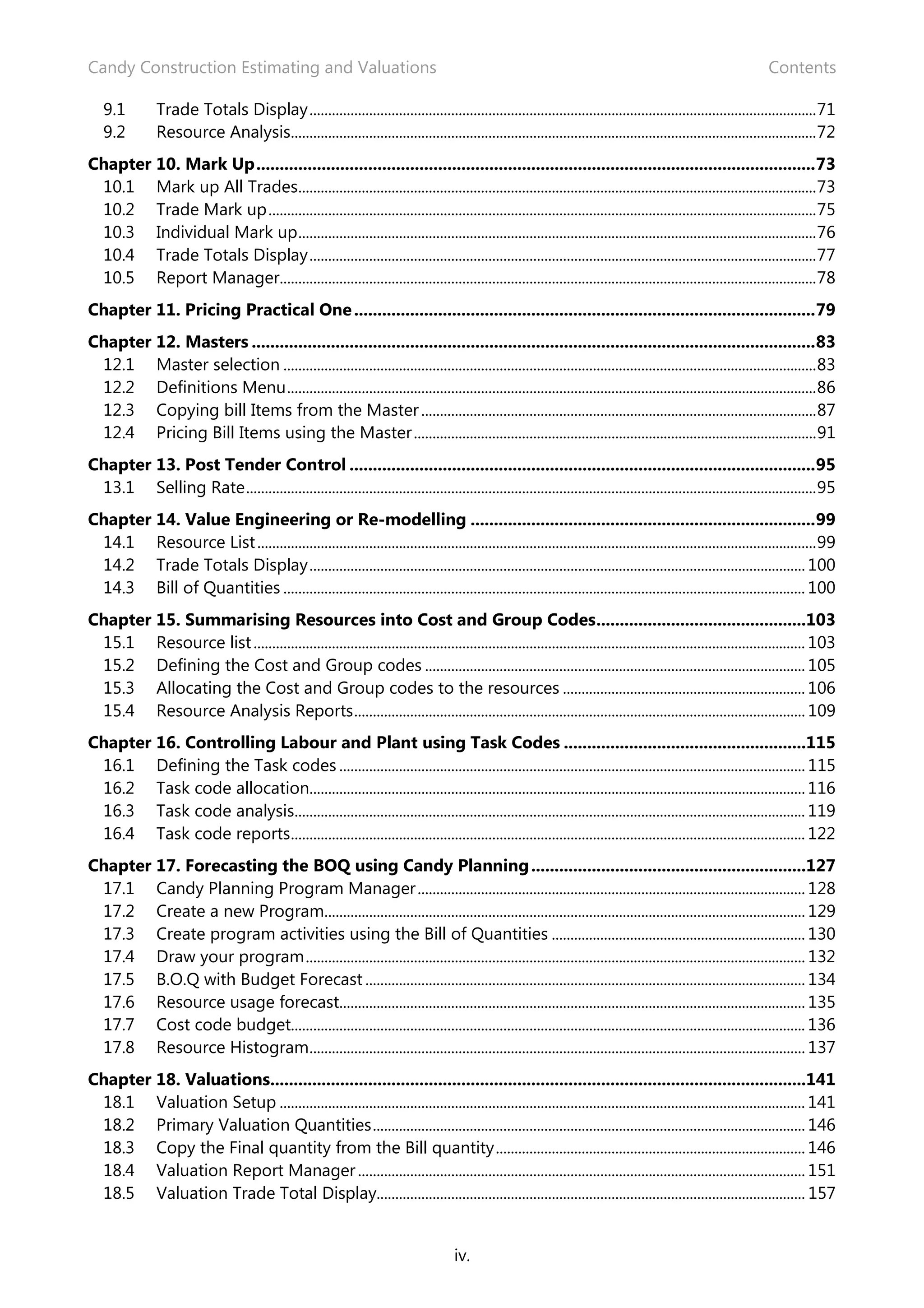 Candy Construction Estimating and Valuations | PDF