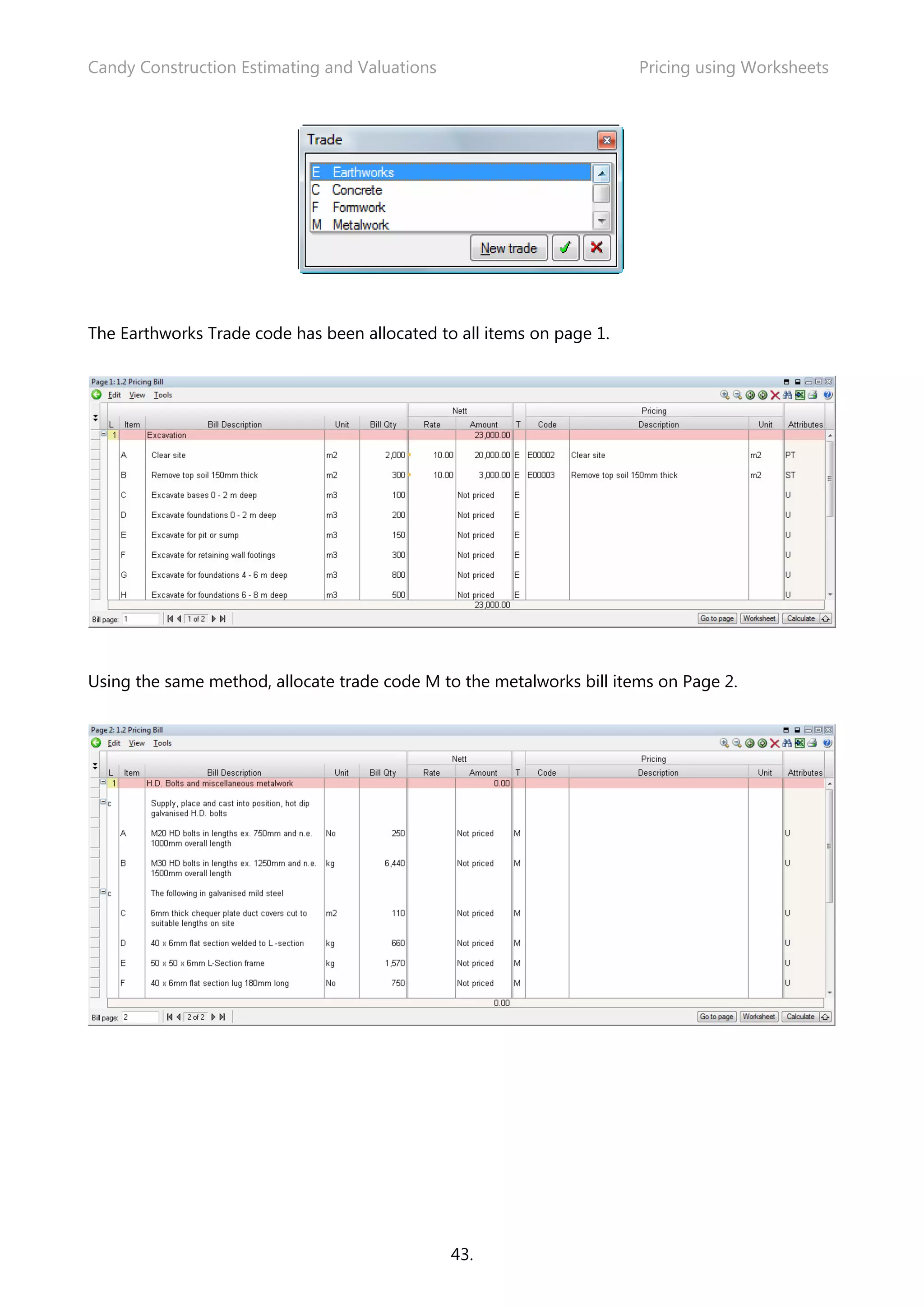 Candy Construction Estimating and Valuations | PDF