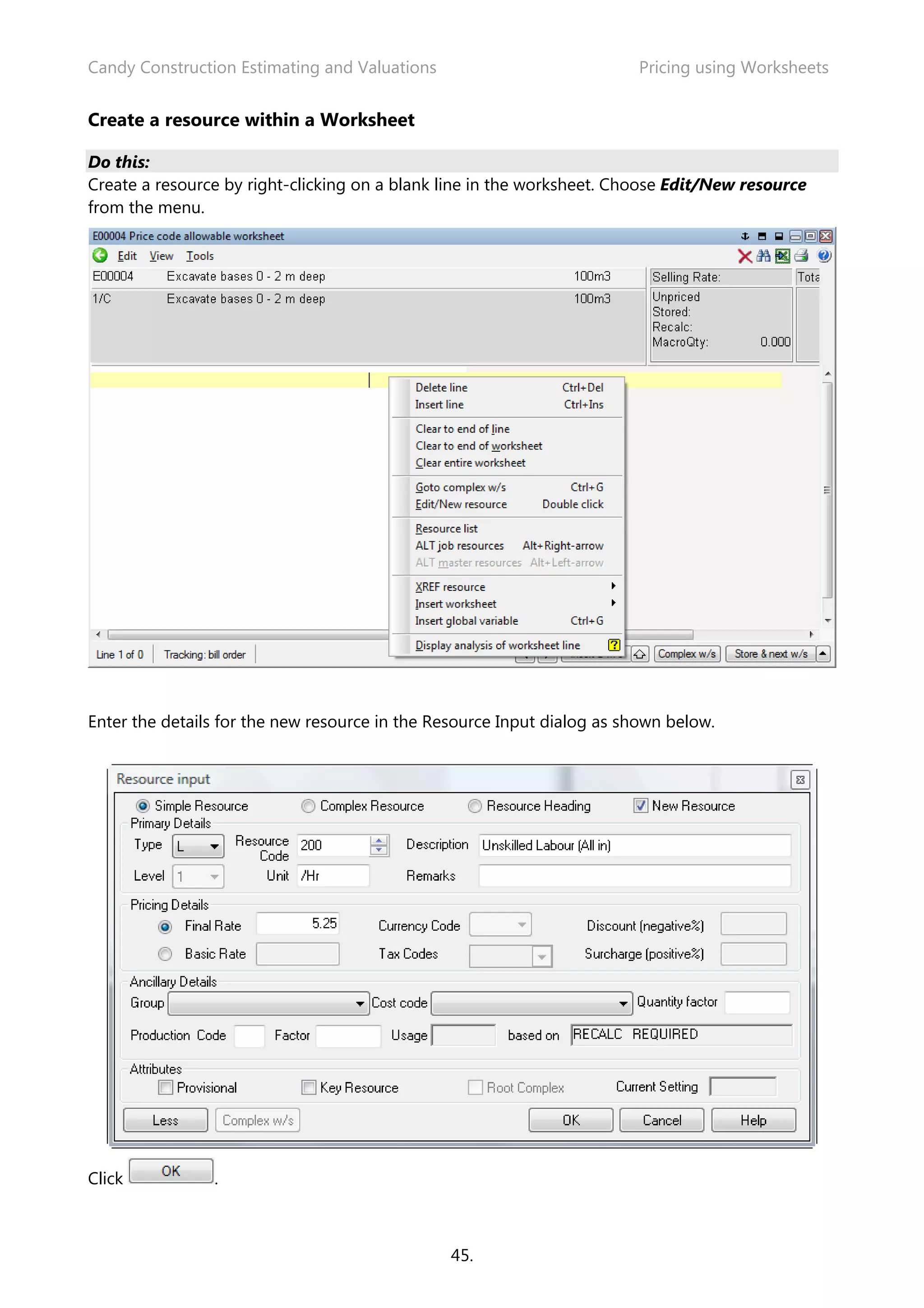 Candy Construction Estimating and Valuations | PDF