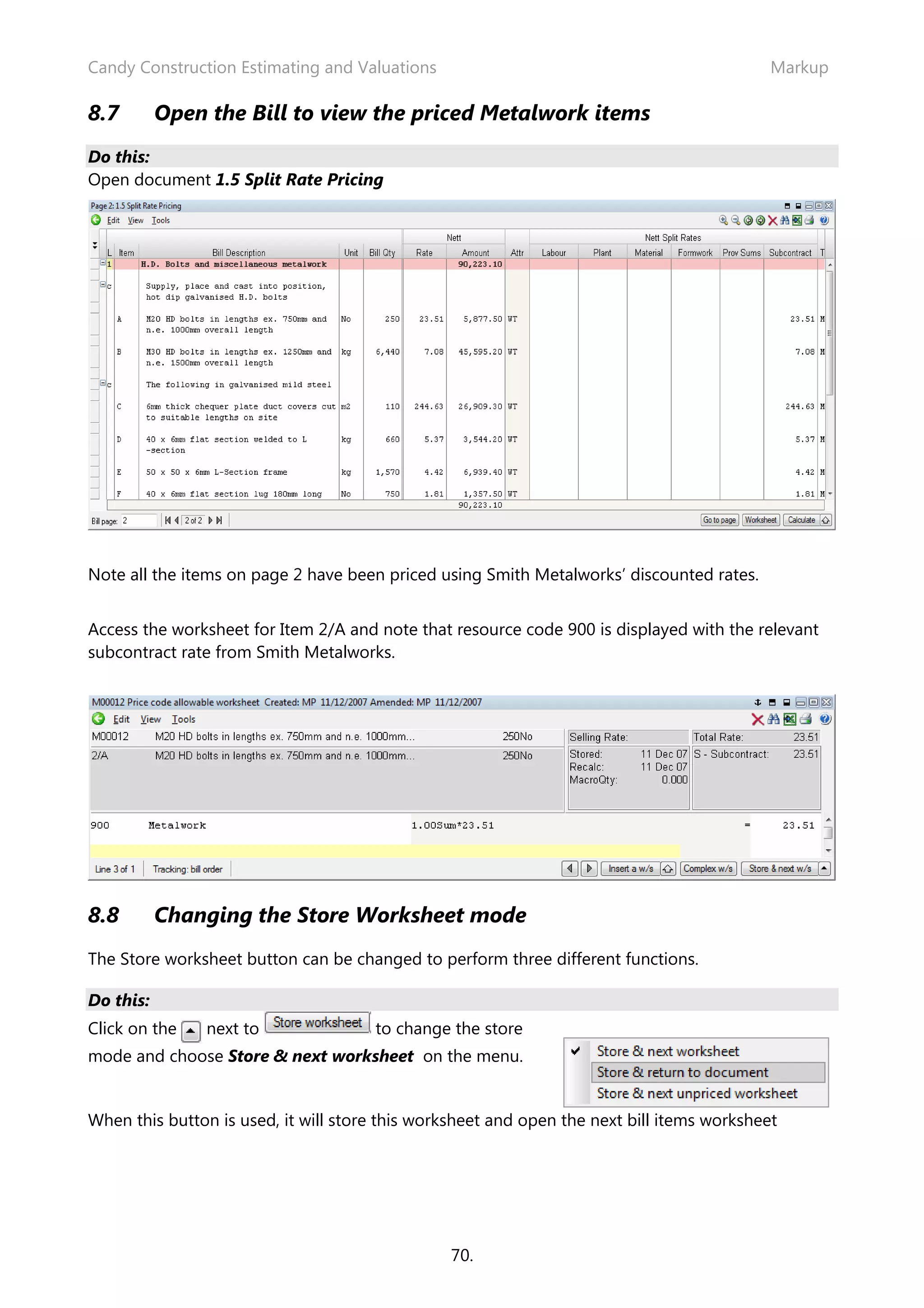Candy Construction Estimating and Valuations | PDF
