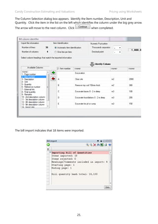 Candy Construction Estimating and Valuations | PDF