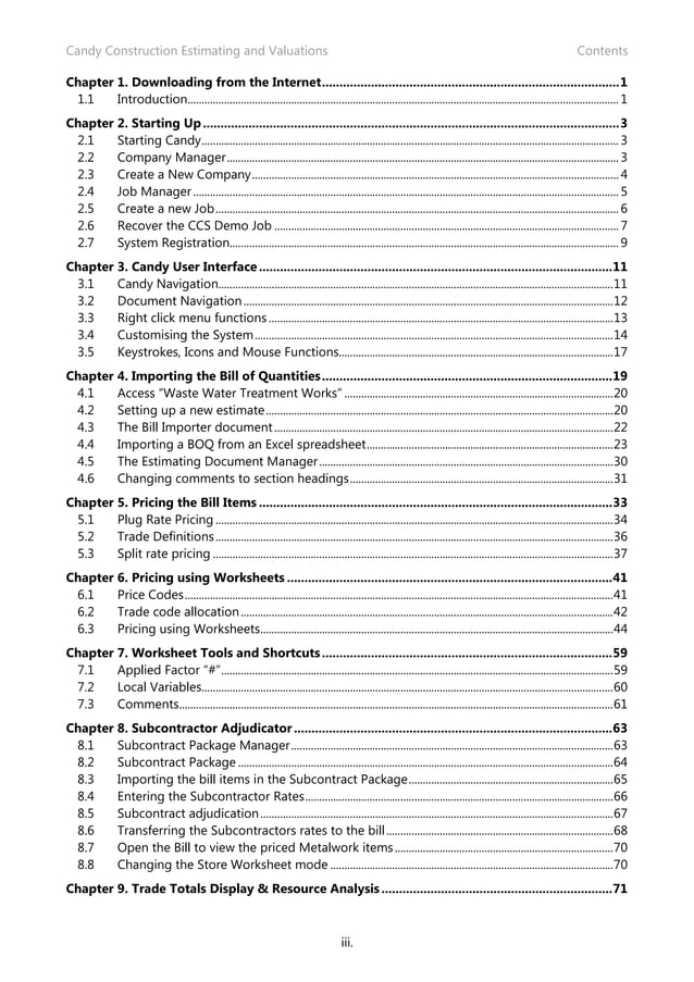 Candy Construction Estimating and Valuations | PDF
