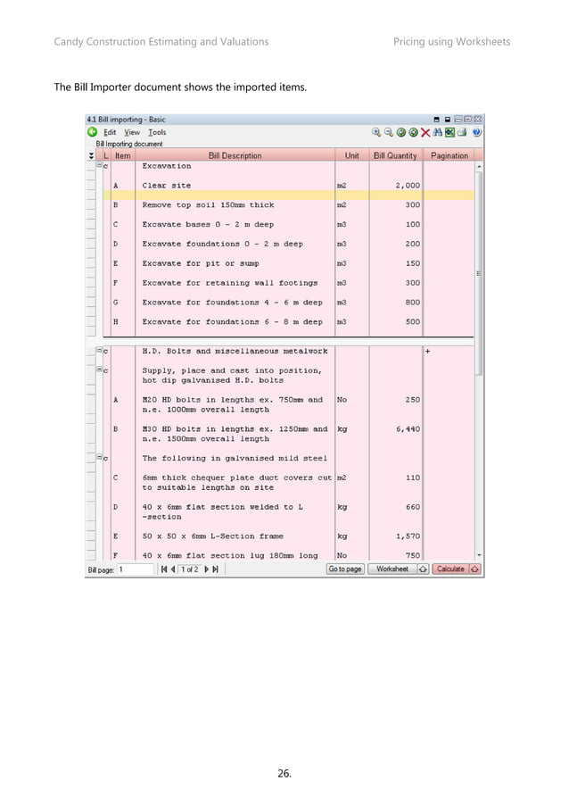Candy Construction Estimating and Valuations | PDF