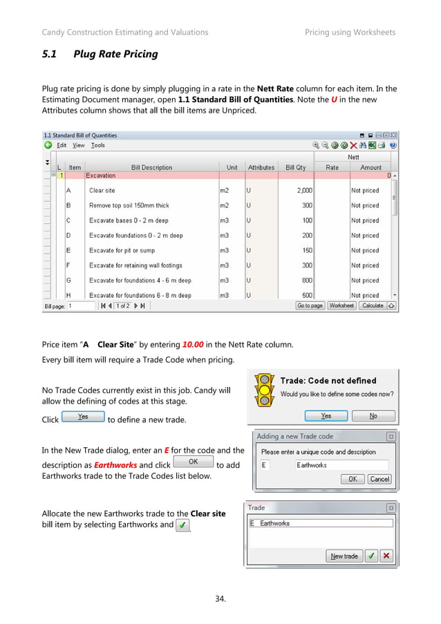 Candy Construction Estimating and Valuations | PDF