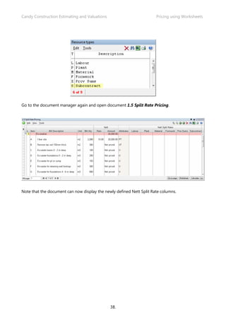 Candy Construction Estimating and Valuations | PDF