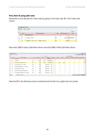 Candy Construction Estimating and Valuations | PDF