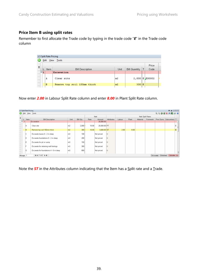 Candy Construction Estimating and Valuations | PDF