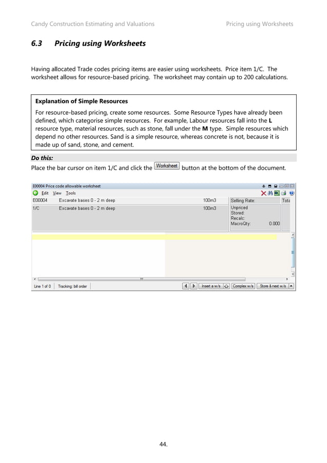 Candy Construction Estimating and Valuations | PDF