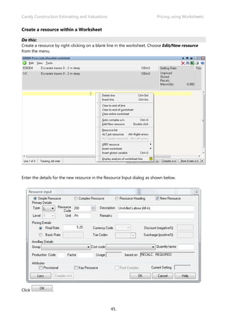 Candy Construction Estimating and Valuations | PDF