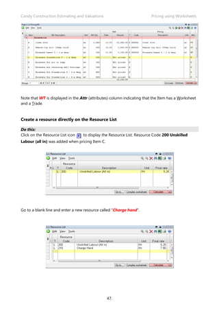 Candy Construction Estimating and Valuations | PDF
