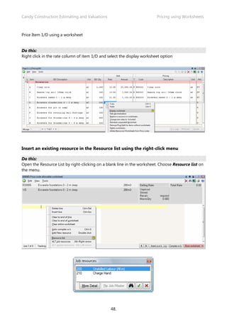 Candy Construction Estimating and Valuations | PDF