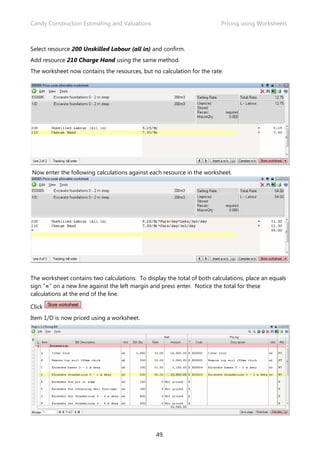 Candy Construction Estimating and Valuations | PDF