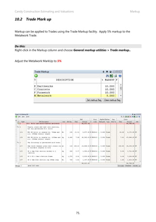 Candy Construction Estimating and Valuations | PDF