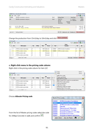 Candy Construction Estimating and Valuations | PDF