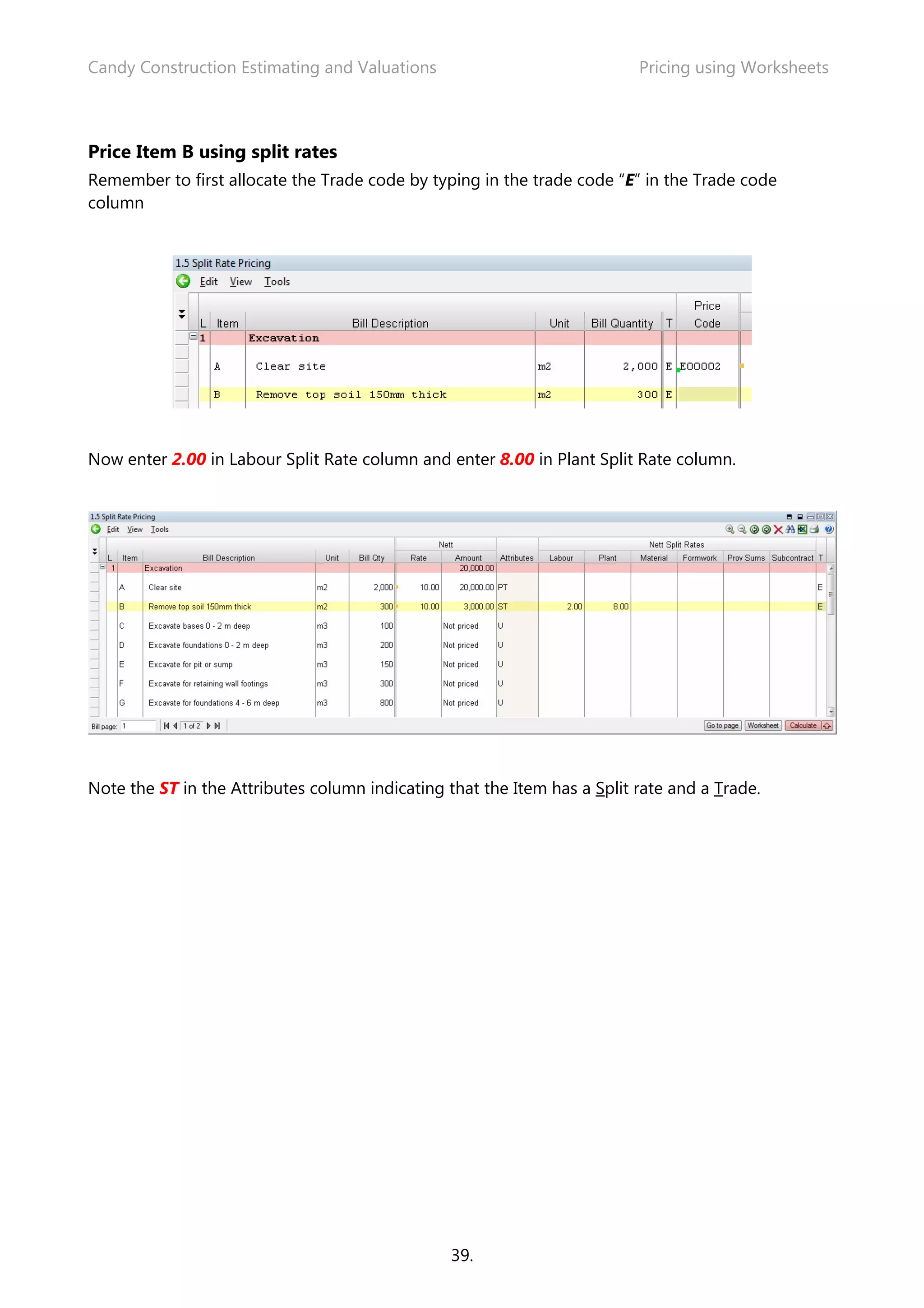 Candy - Construction Estimating & Valuations - rev 2.01
