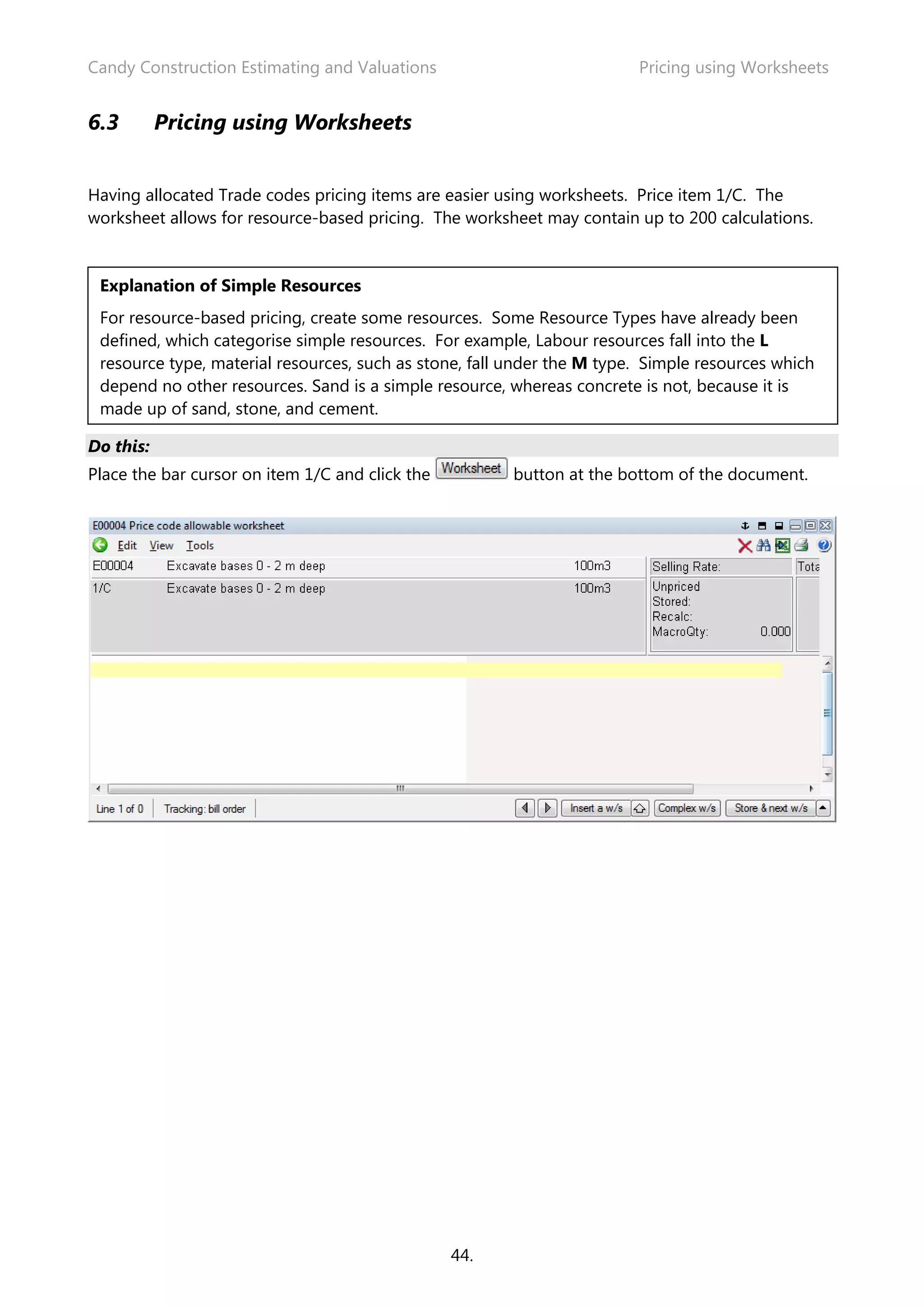 Candy - Construction Estimating & Valuations - rev 2.01