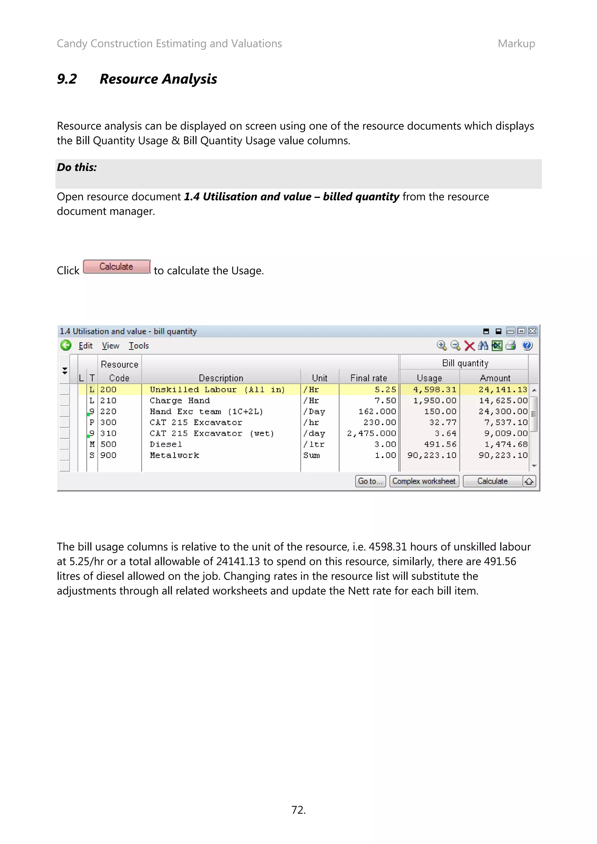 Candy - Construction Estimating & Valuations - rev 2.01