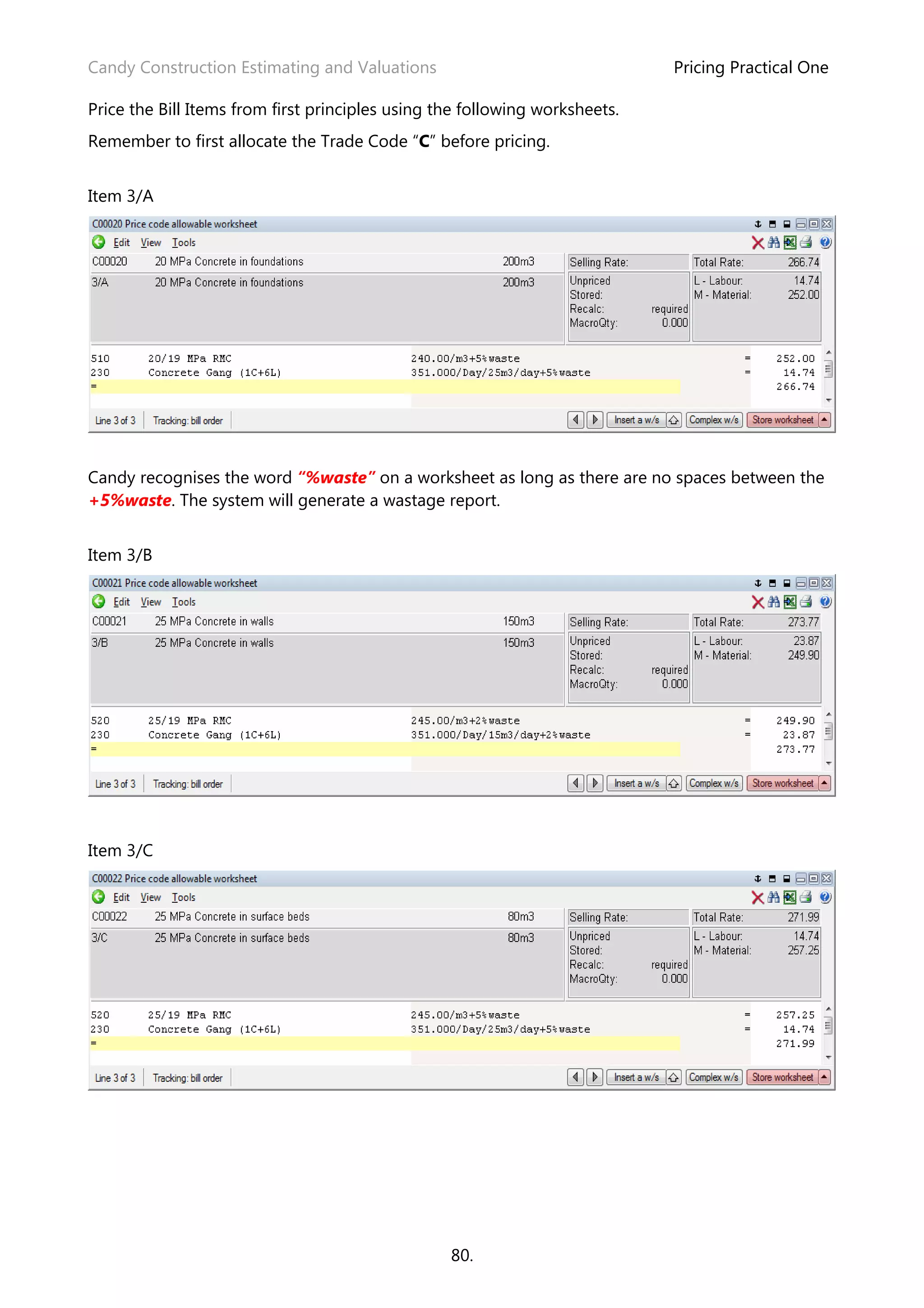 Candy - Construction Estimating & Valuations - rev 2.01