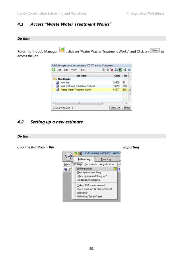 Candy - Construction Estimating & Valuations - rev 2.01