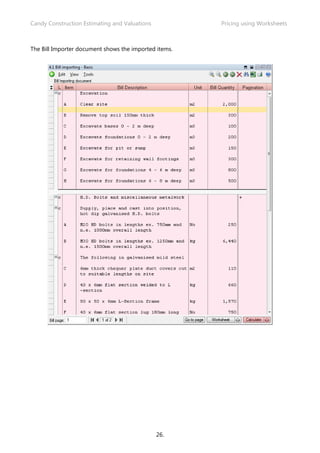 Candy - Construction Estimating & Valuations - rev 2.01