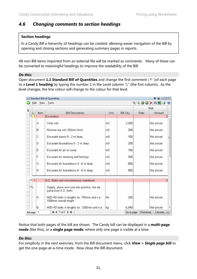 Candy - Construction Estimating & Valuations - rev 2.01