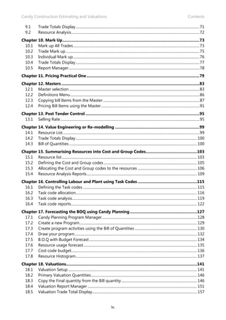 Candy - Construction Estimating & Valuations - rev 2.01