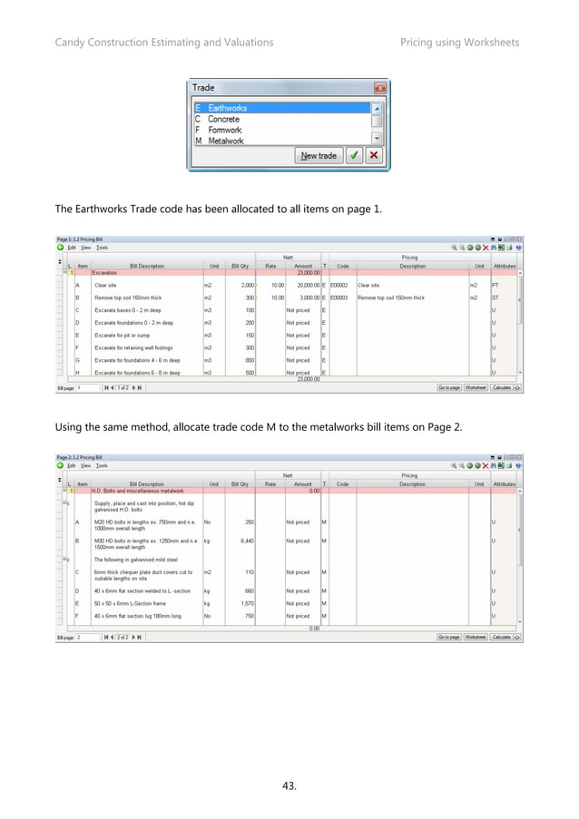 Candy - Construction Estimating & Valuations - rev 2.01