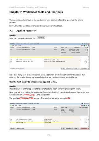 Candy - Construction Estimating & Valuations - rev 2.01