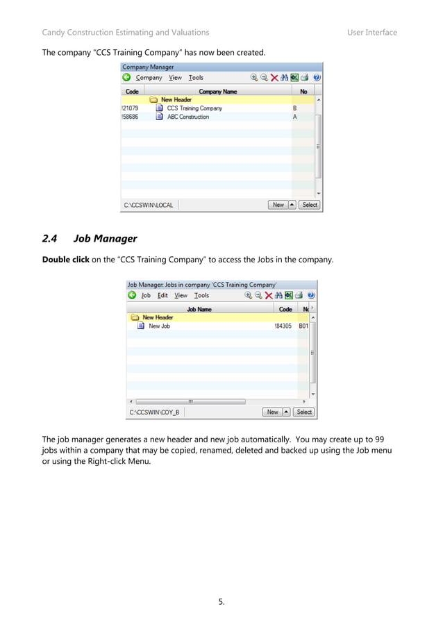 Candy - Construction Estimating & Valuations - rev 2.01