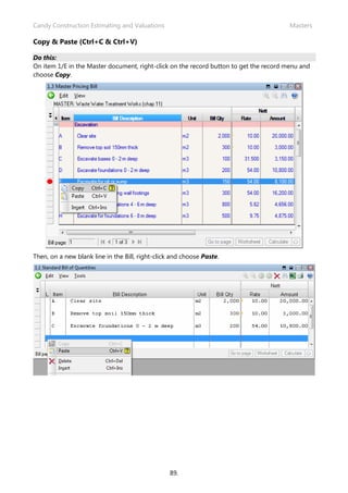 Candy - Construction Estimating & Valuations - rev 2.01