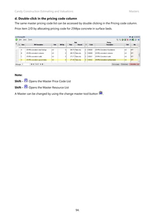 Candy - Construction Estimating & Valuations - rev 2.01