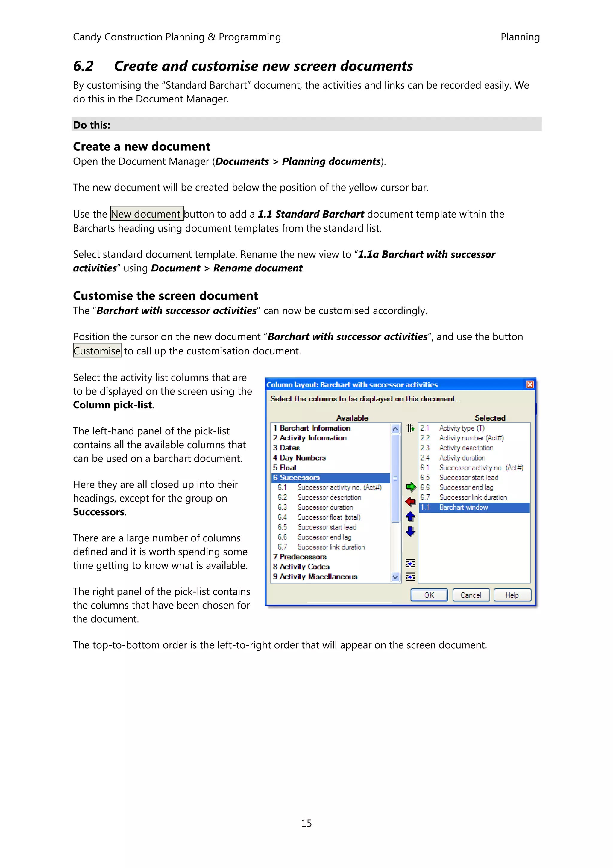 Candy construction planning and programming | PDF