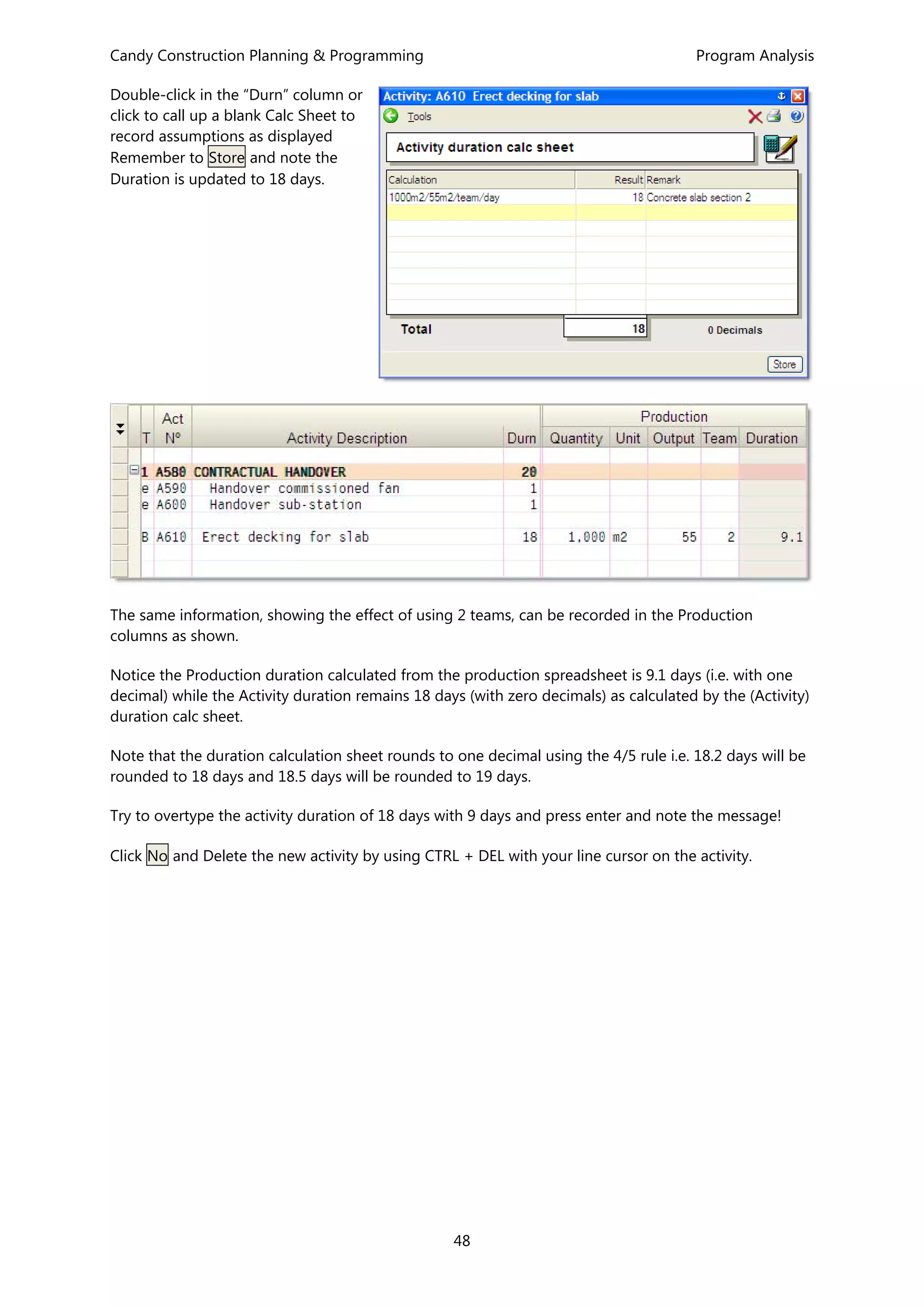 Candy construction planning and programming | PDF
