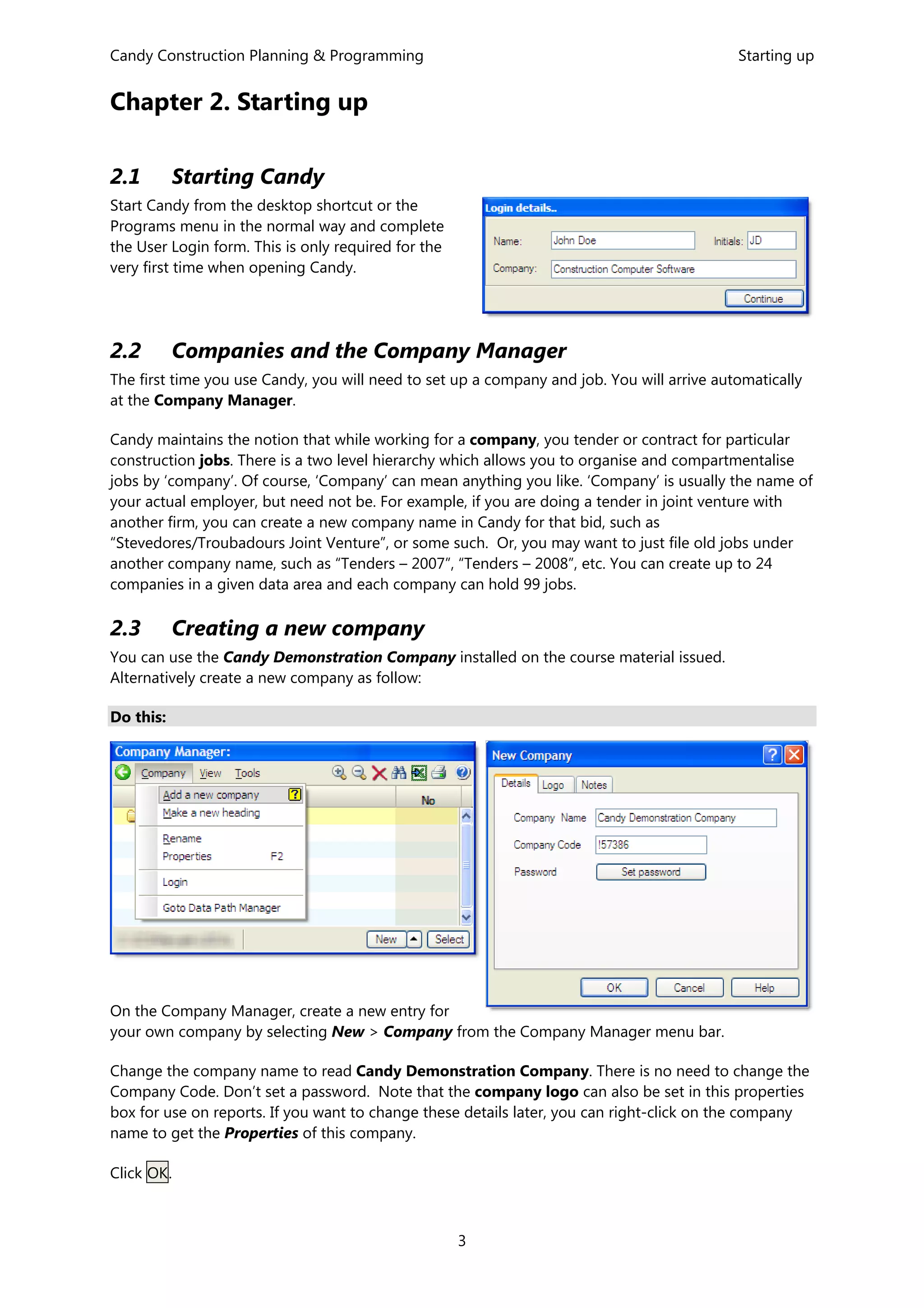 Candy construction planning and programming | PDF