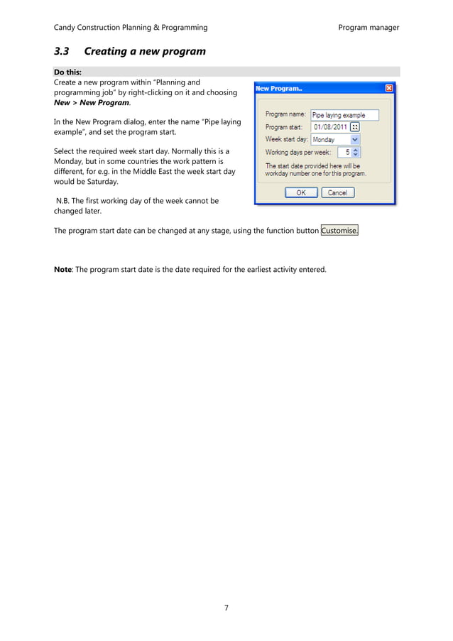 Candy construction planning and programming | PDF