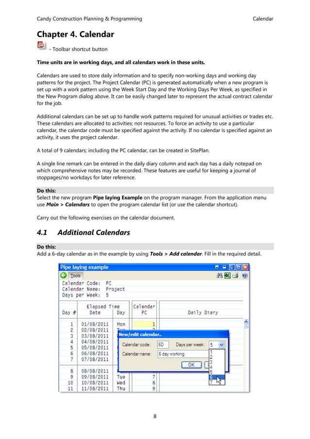 Candy construction planning and programming | PDF