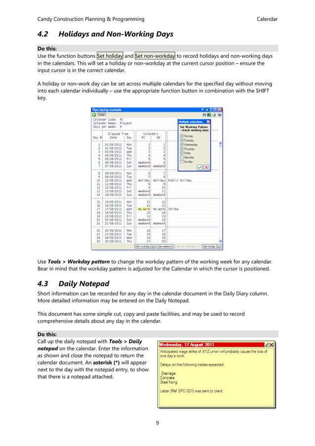 Candy construction planning and programming | PDF