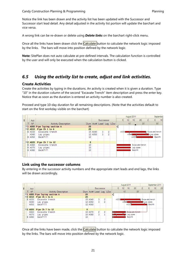 Candy construction planning and programming | PDF