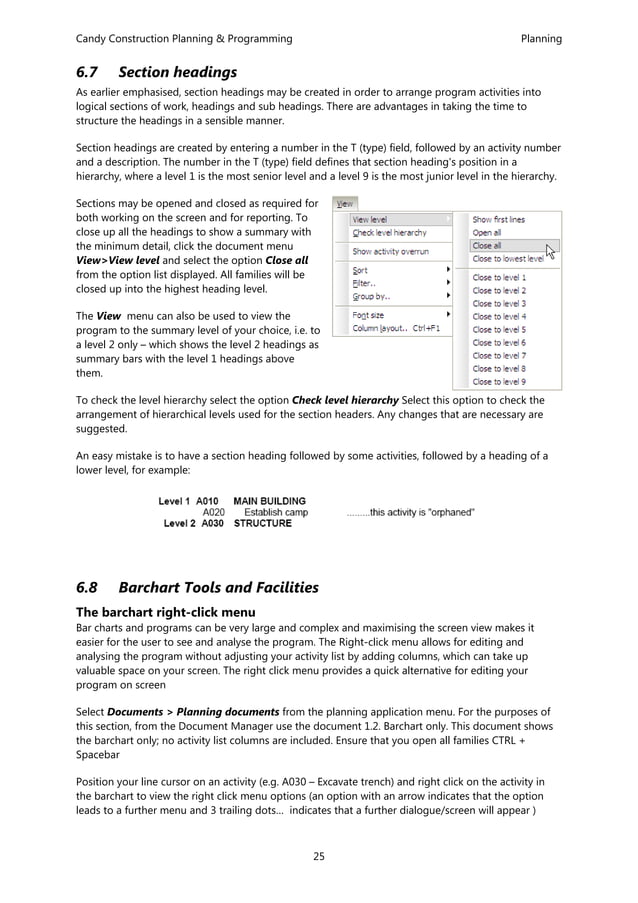 Candy construction planning and programming | PDF