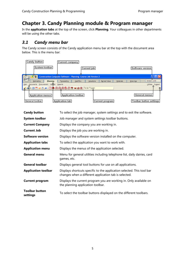 Candy construction planning and programming | PDF